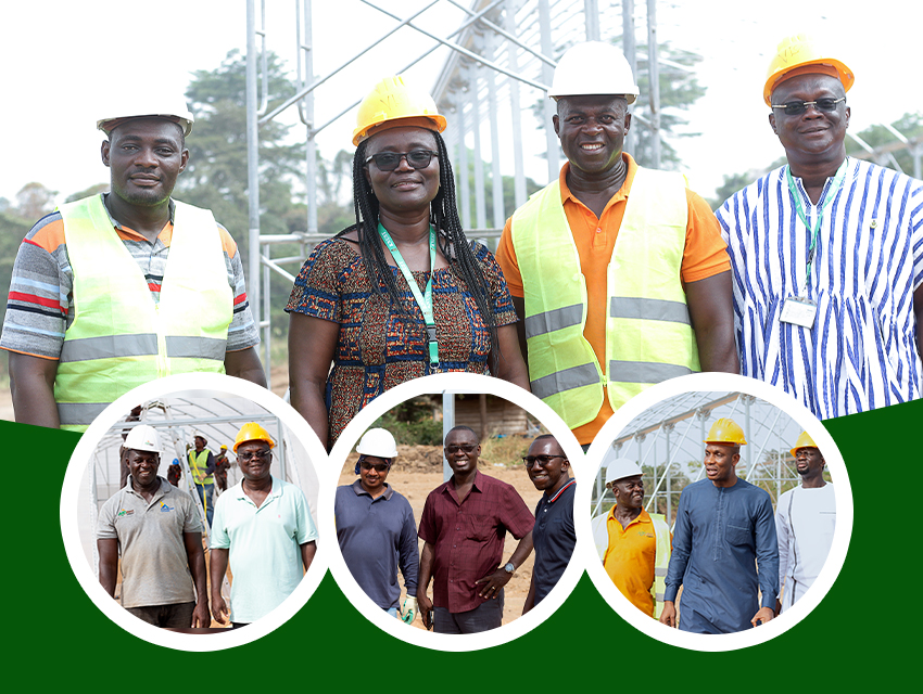 Newly Appointed KNUST VC Visits YUGEP Project Site | Agri-Impact Group