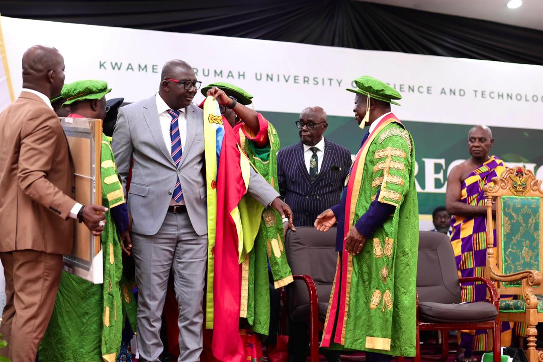 KNUST confers Honorary Doctorate on Agri-Impact CEO Daniel Fahene ...